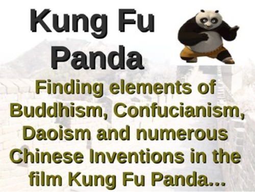 How to use Kung Fu Panda in class: Finding Buddhism, Confucianism and ...