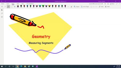 Measuring Segments (Geometry) - Instructional Video by RJ Math | TPT