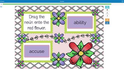 Nouns Verbs Adjectives Adverbs Third Grade Boom™ Cards by The British Kitty