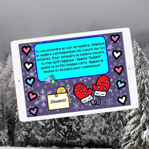 Compte jusqu'à 10 | Les mitaines | Cartes Boom avec audio | TPT