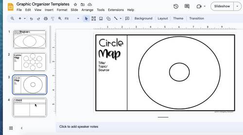 Graphic Organizer Activity Templates for Google Slides™ by Designing ...