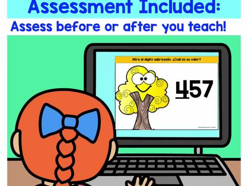 Spanish Fall Place Value Math Activities and Digital Assessment | TPT