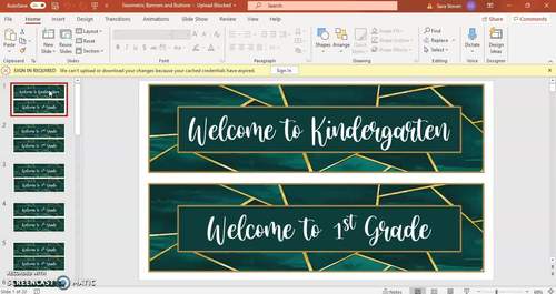 Geometric Teal Banners and Buttons - Canvas, Google Sites and Other Web ...