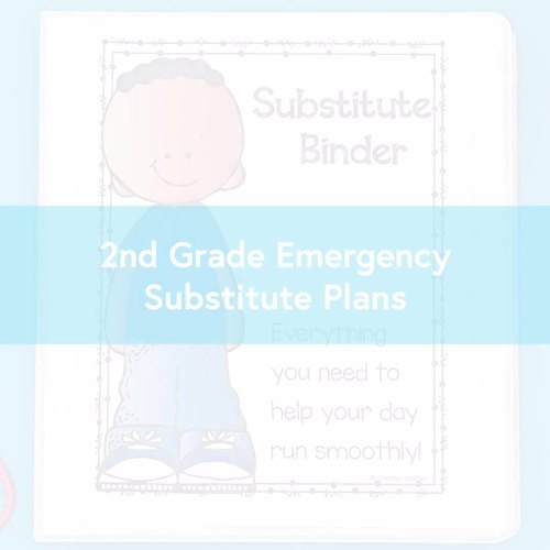 Sub Plans 2nd Grade by Create-Abilities | TPT