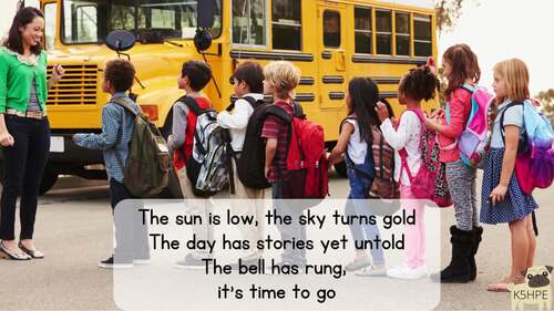 Music: Good Bye Song Classroom School Songs Reading Lyrics Sing-along