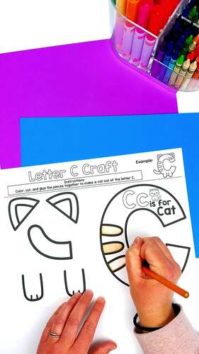 Alphabet Crafts One Page Letter Crafts Preschool Kindergarten # ...