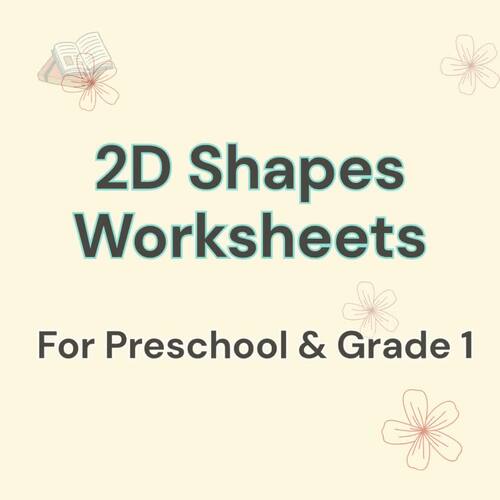 2D Shapes Worksheets | Trace, Color & Identify | Preschool ...