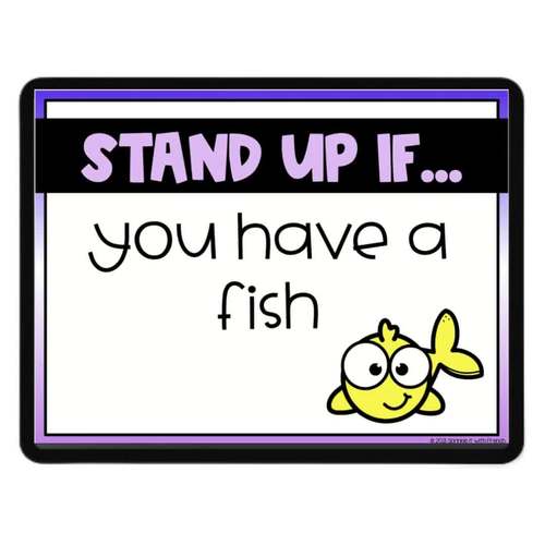 Digital Stand Up If... by Sprinkle it with French | TPT