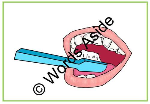 Spanish Language Vocabulary Flashcards DENTIST by Words Aside | TPT