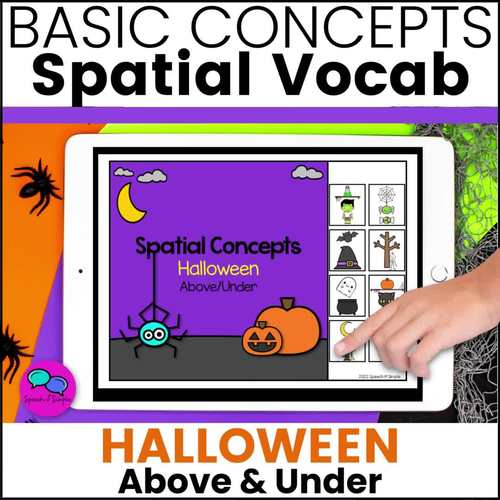Basic Concepts - Spatial Vocabulary - Above and Under - Halloween ...