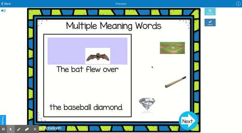 Multiple Meaning Boom Cards | Homonyms Used in Context by Amy Haselden