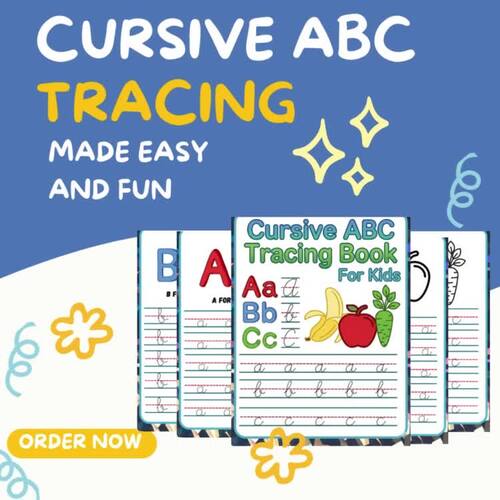 Cursive Handwriting Practice Workbook – A-Z Letter Tracing & Coloring Pages