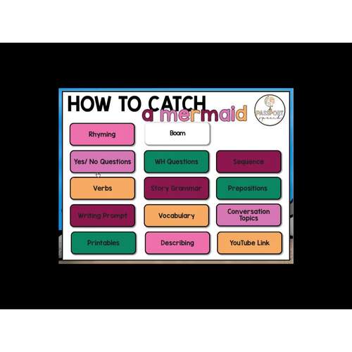 How To Catch A Mermaid Book Companions PDF and Printables by Passport ...