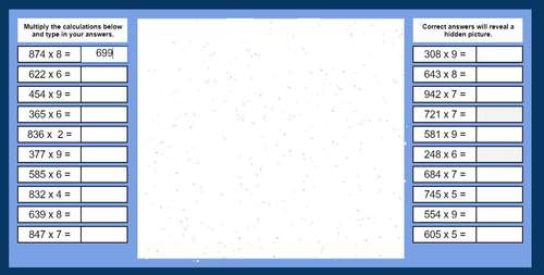 Digital Pixel Art NO PREP - Snowman in a Globe 3-digit by 1-digit ...