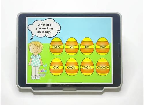 Easter Apraxia No Print by Speech Tea | TPT
