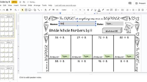 Division Facts Worksheets: Divide by 2 - 10 by Martha's Resource Corner