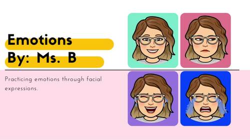 No Prep Emotions and Facial Expressions Project for ASL Class | TPT