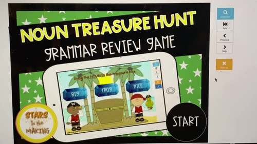 Identifying NOUNS 45 card BOOM deck by Stars in the Making | TpT