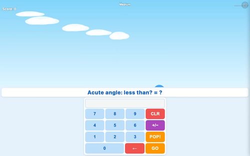 4th Grade Lines & Angles Math Game | Math Center Chromebook by Kick My Math