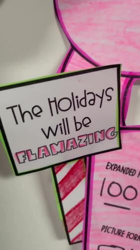 Tropical Christmas Math Place Value Craft Bundle by The Teaching Diva ...