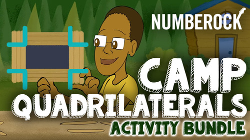 Classifying Quadrilaterals Musical Lesson w/ Worksheets, Game & Poster