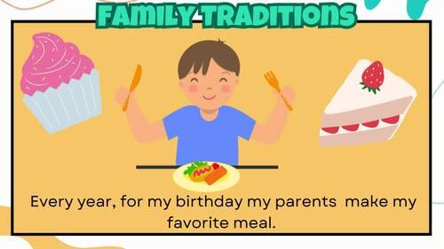 Family Traditions: Social Studies: Interactive Google Slides | TPT