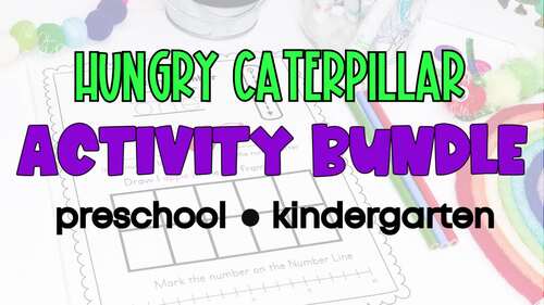 Very Hungry Caterpillar Activity Mini Bundle by Beyond the Playroom