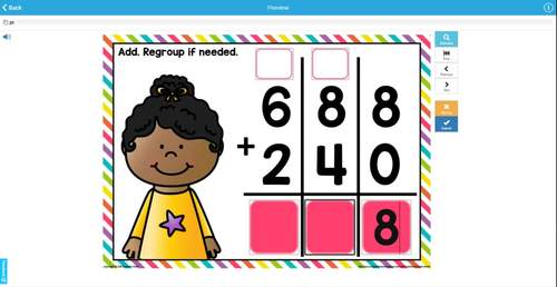 3-Digit Addition Regrouping Boom Cards by Second Grade Smiles | TPT
