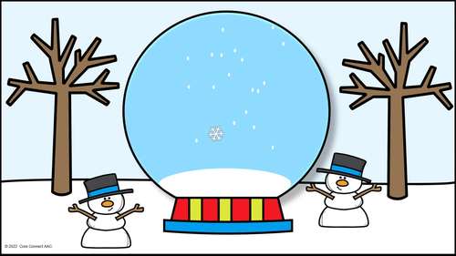 Silly Winter Snow Globe | Interactive Slide Show | Early Intervention