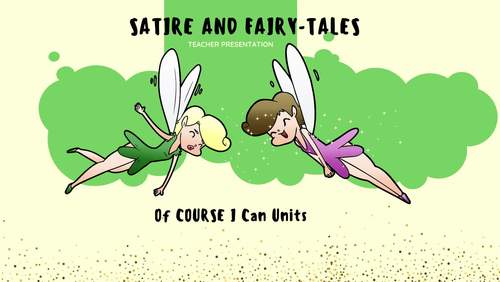 Satire and Fairy Tales Genre Study Unit POWERPOINT AND PDF PRINTABLES ...
