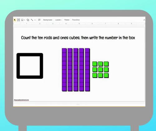 Place Value 100s 10s and 1s Interactive Google Slide Activity with ...