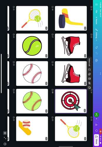 Canva Sports Bulletin Board Template | Welcome to the Team Display ...