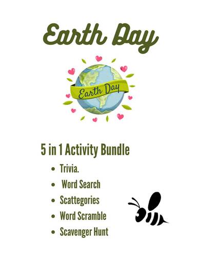 Earth Day. Activities. Games. Bundle. Environment. Vocabulary. ELA ...