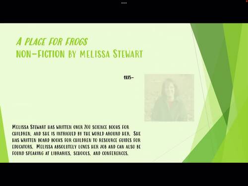 A Place for Frogs-My View-short story prereading introduction & vocabulary