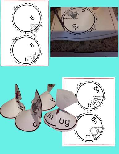 Word Family and PHONICS ~ Practice CVC WORDS craft by Sparking ...