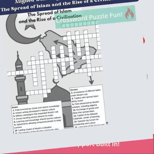HSS 7.2.4 The Spread of Islam & Rise of a Civilization | History Puzzle ...