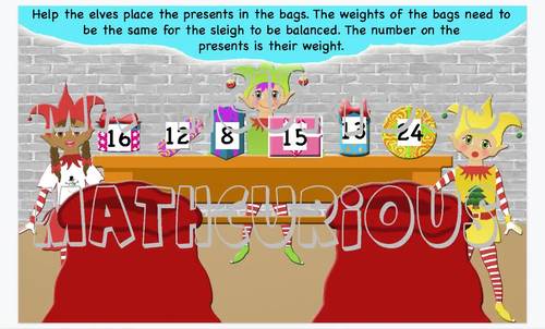 Winter Holidays Christmas Digital task cards puzzles, review, practice ...