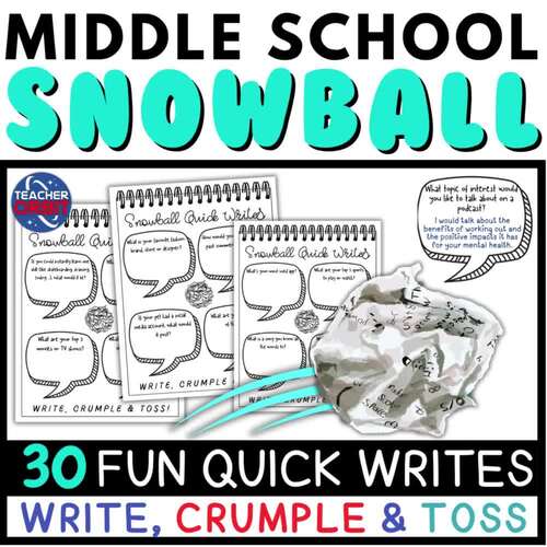 Back to School Activity First Day Icebreaker Get to Know You Snowball ...