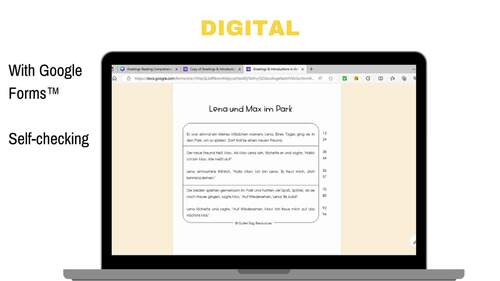 German Reading Comprehension: Greetings & Introductions Activities