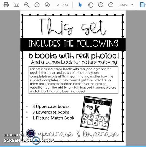 Alphabet Adapted Books for Letter K with Real Photos by Teach Love Autism