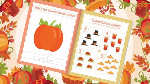 Fun 110 Printable Thanksgiving Activity Pages for Kids Kindergarten ...
