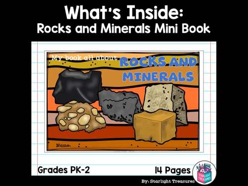 Type of Rocks and Minerals Mini Book for Early Readers: Rock, Minerals ...