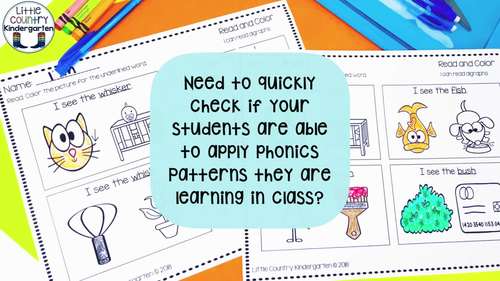 Phonics Worksheets - No Prep Phonics Practice Bundle - CVC Words ...