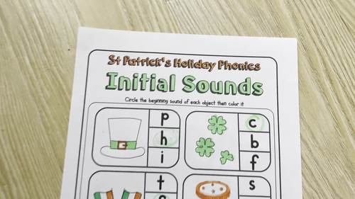 St Patrick's Day Phonics Pack | St Paddys | Literacy Holiday Pack