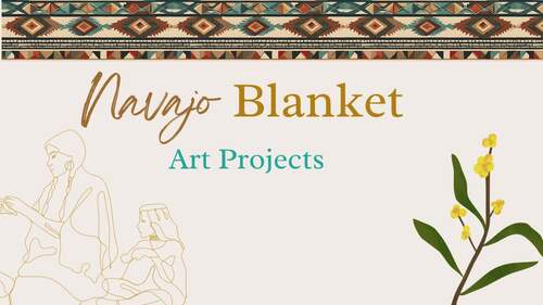 Native American Art Projects Navajo Blanket Art Lesson by Down in the ...