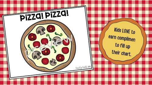 Positive Classroom Management Behavior Chart - Pizza Theme by Smarty ...