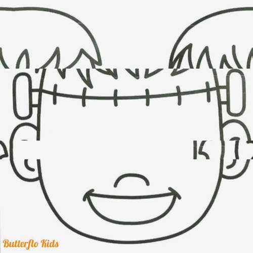 Frankenstein Halloween Craft | Coloring Page | Fun Fall Bulletin Board ...