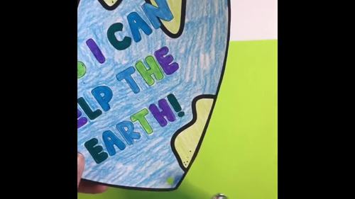 Earth Day Craft Kindergarten by Tidy Up and Teach | TPT