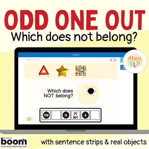 Odd One Out Boom Cards™ by Mau SLP | TPT