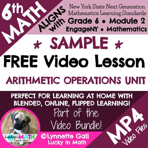 6th Operations (Subtract Decimals) Video Lesson for Remote/Flipped ...